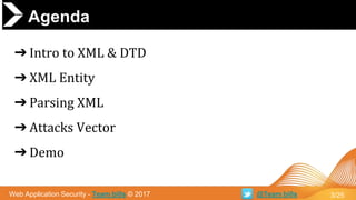XXE - XML External Entity Attack | PPTX
