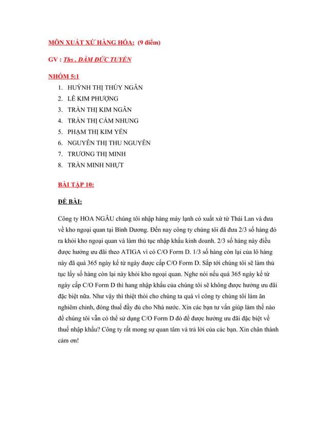 Xxhh bt10 chương 3 | DOC