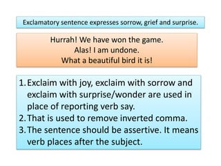 English-2(Grammar) Class Ten Narration | PPT