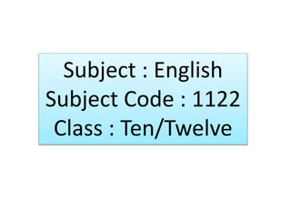 English-2(Grammar) Class Ten Narration | PPT