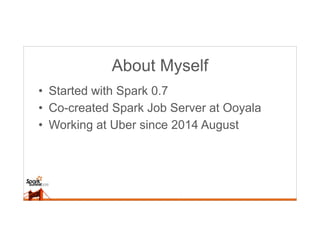Spark as a Platform to Support Multi-Tenancy and Many Kinds of Data ...