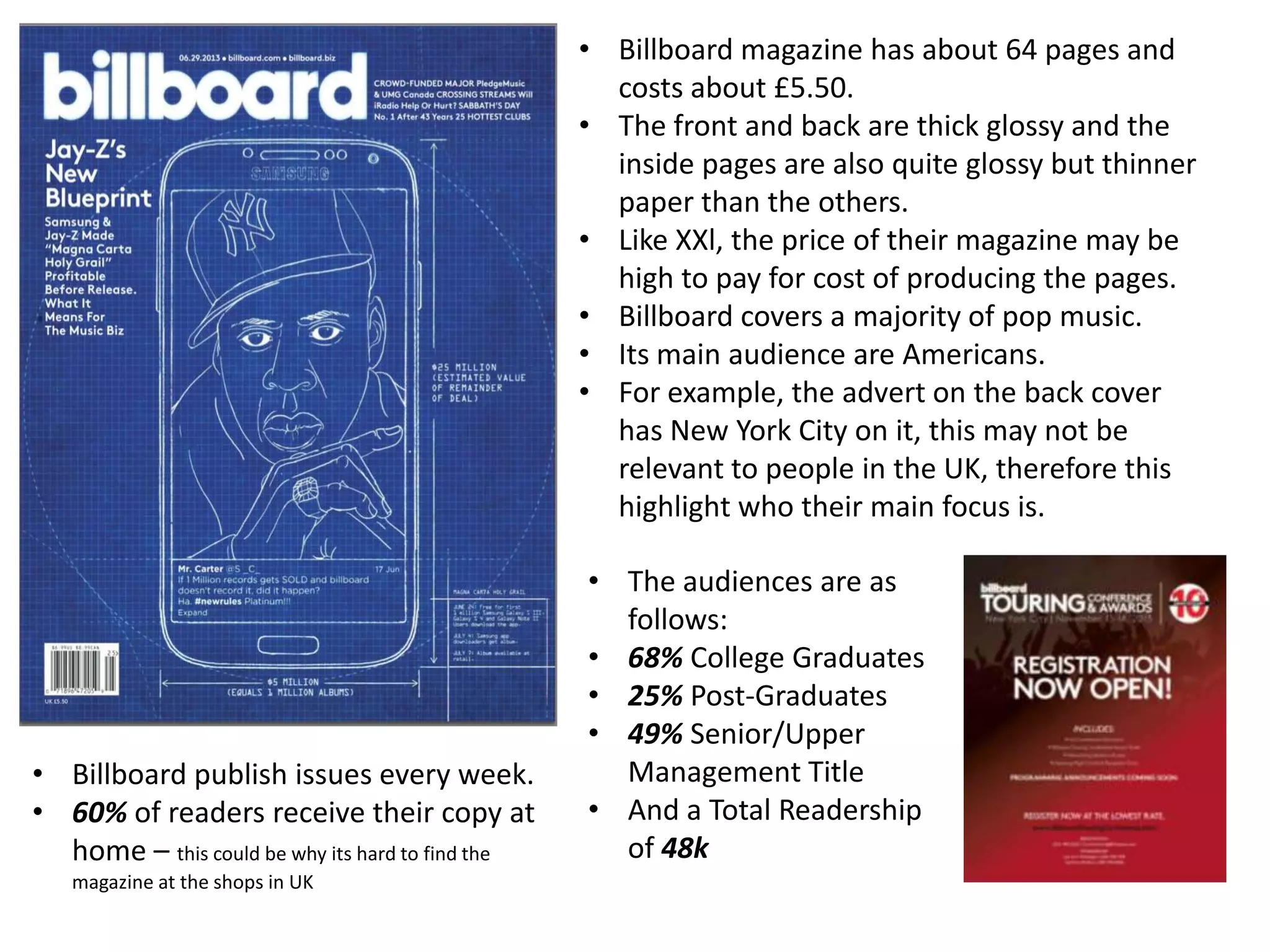 XXL & Billboard Magazine Comparison | PPT