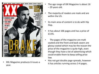 XXL & Billboard Magazine Comparison | PPTX