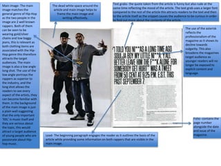 XXL magazine analysis | PPTX