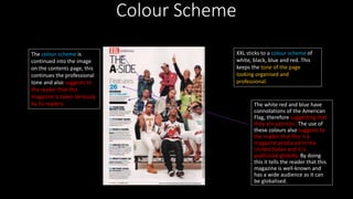 XXL MAGAZINE CONTENTS PAGE ANALYSIS | PPTX