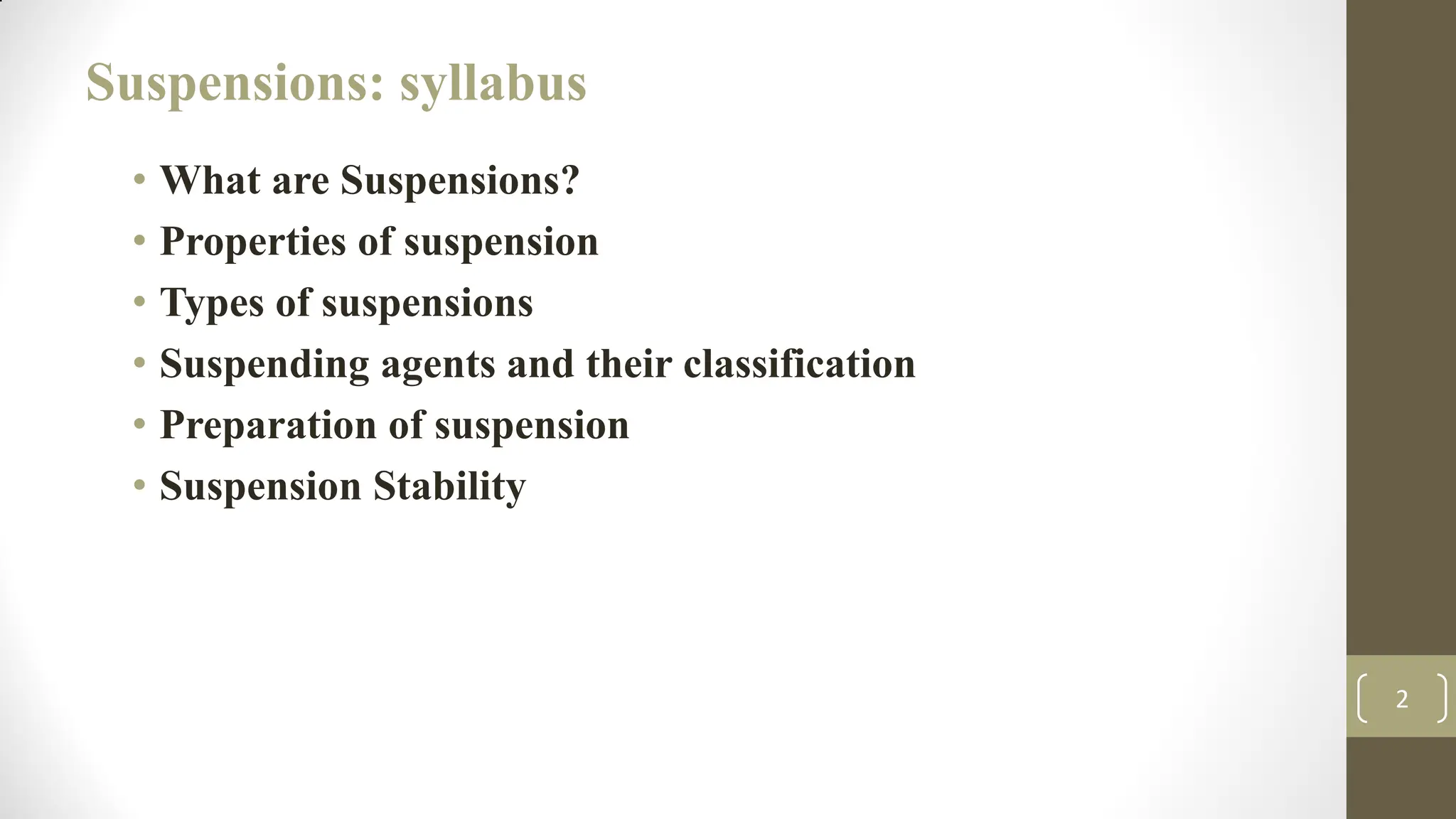 Pharmaceutical Suspension | PDF