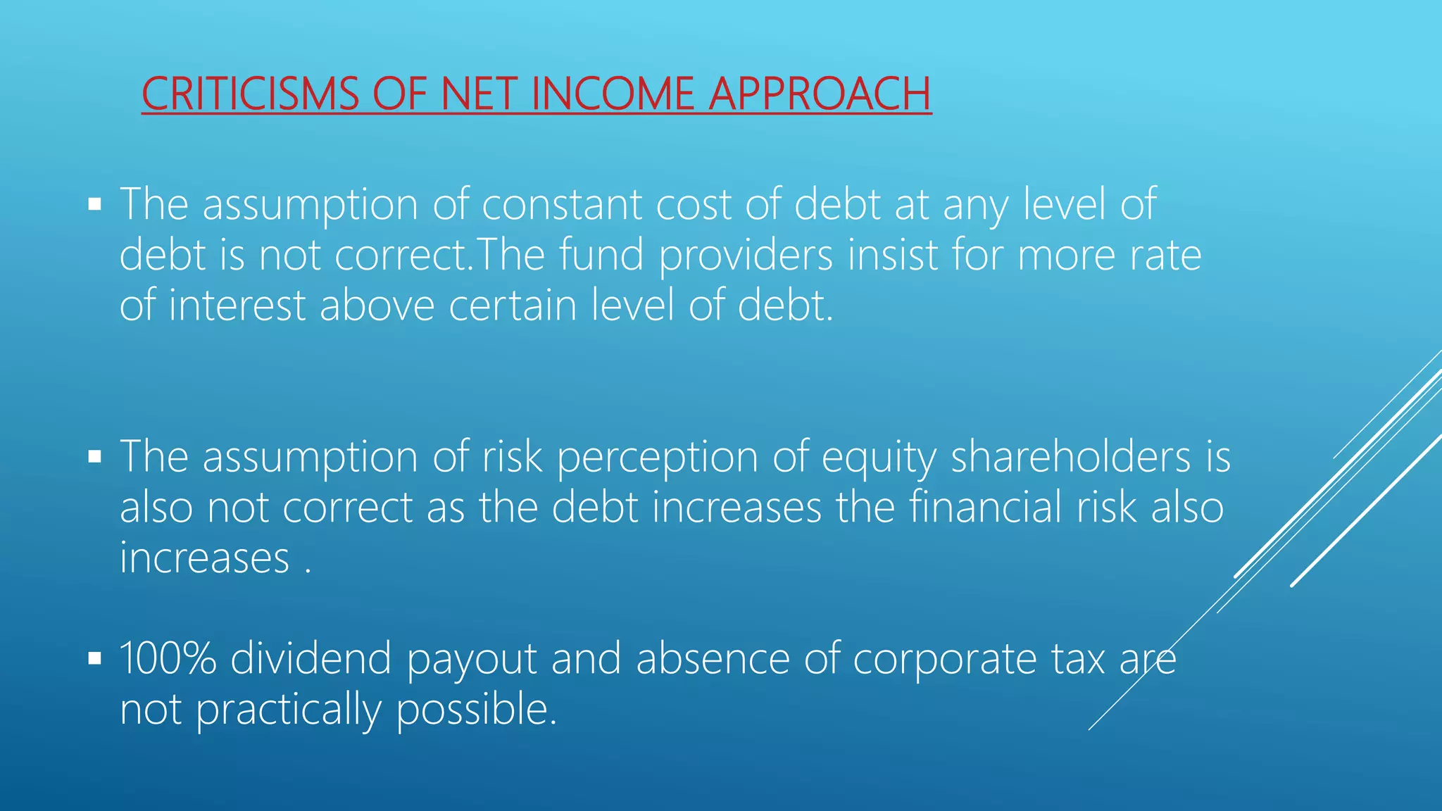 Fm net income approach | PPTX