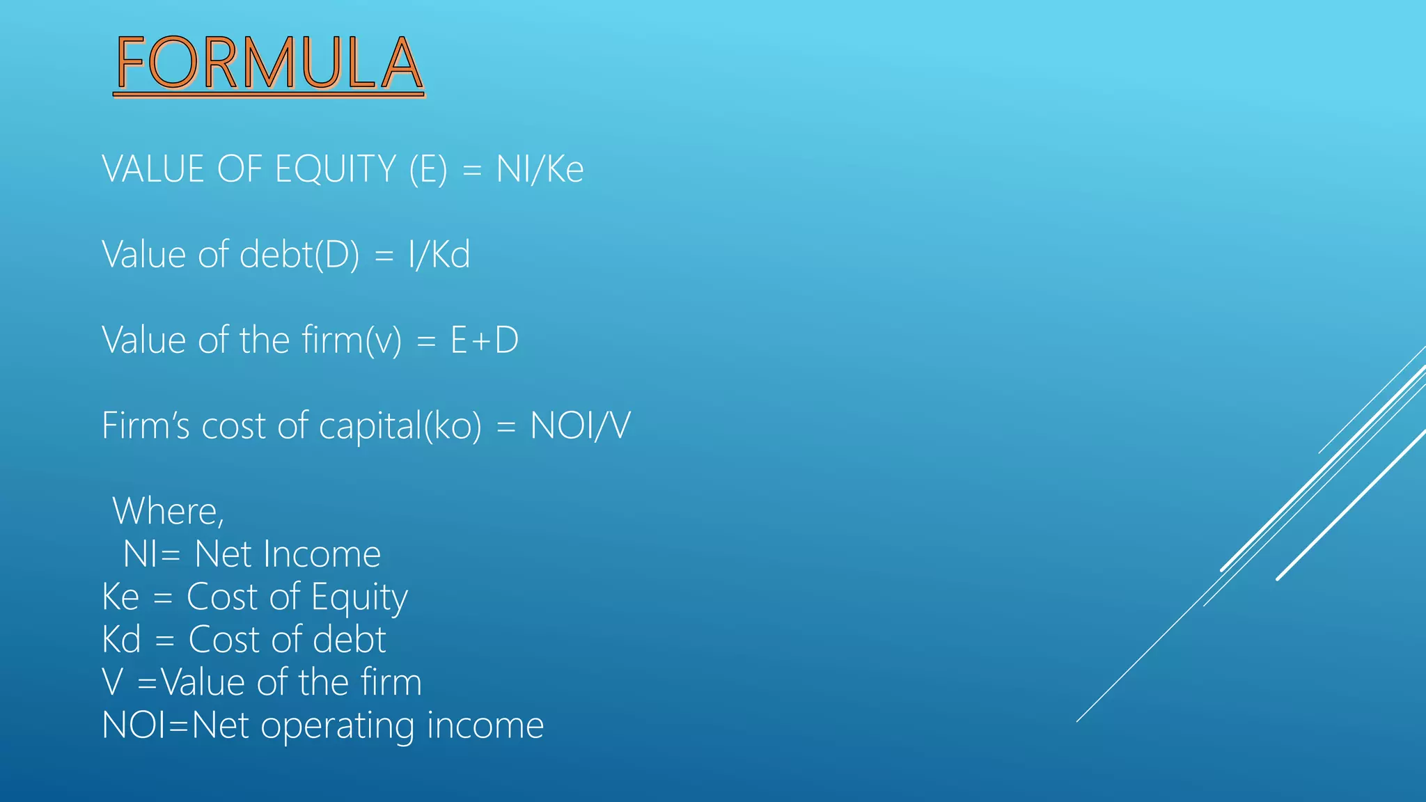 Fm net income approach | PPTX