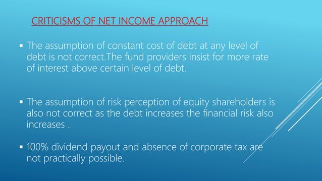 Fm net income approach | PPTX | Stocks and Bonds | Personal Investing