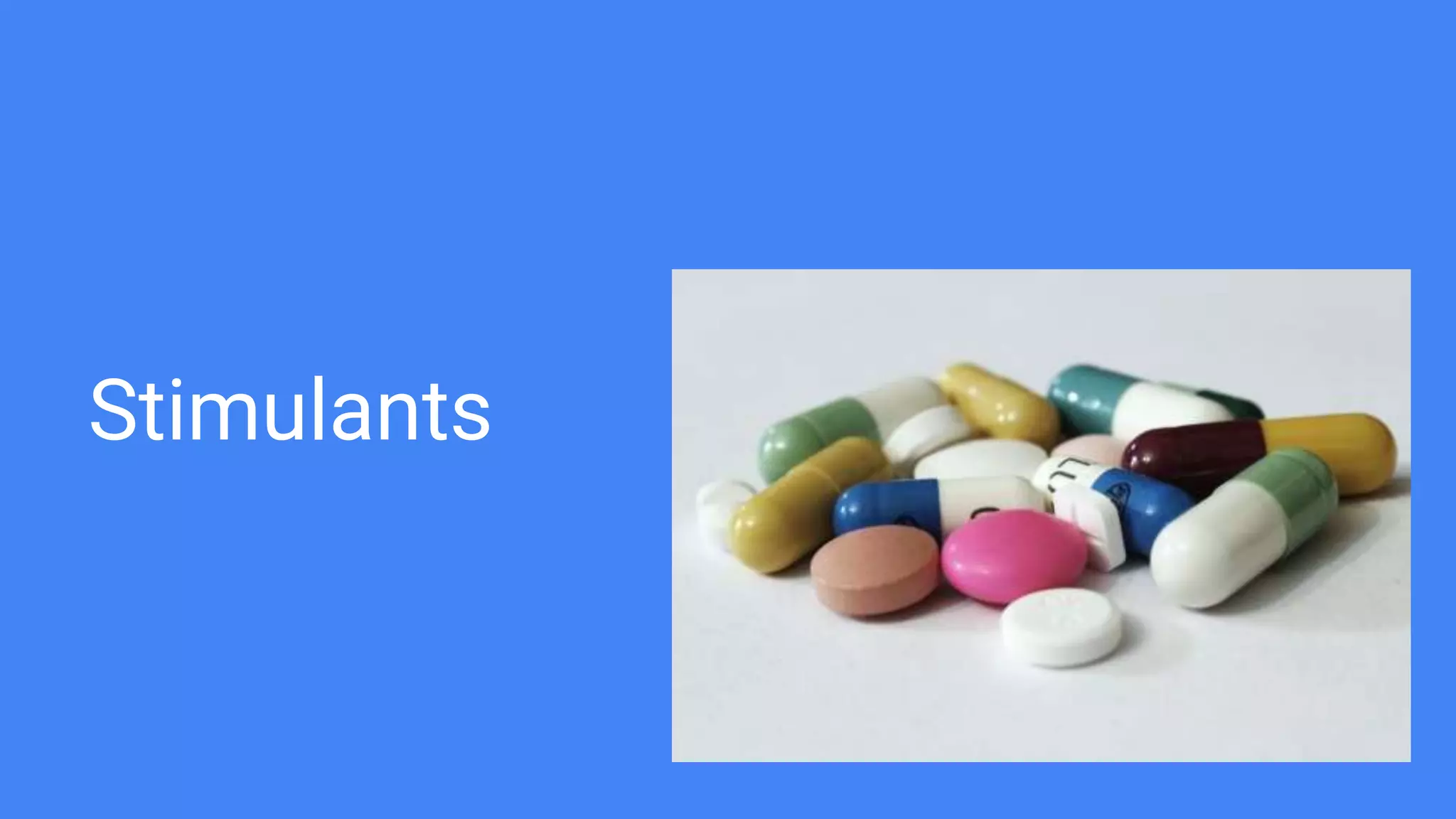 Prescription stimulants | PPTX