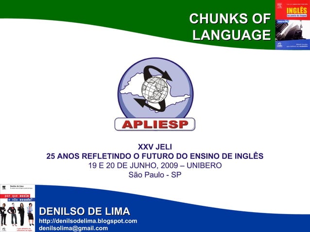 Chunks of Language: dealing with them in the classroom | PPS | Homework ...