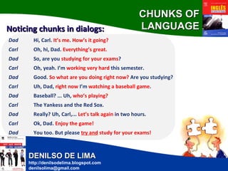 Chunks of Language: dealing with them in the classroom | PPS