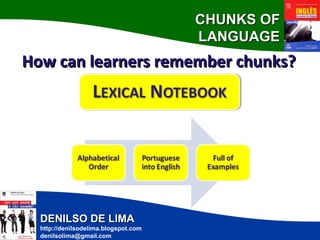 Chunks of Language: dealing with them in the classroom | PPS