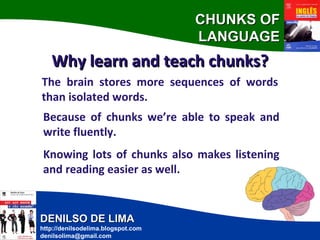 Chunks of Language: dealing with them in the classroom | PPS