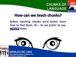 Chunks of Language: dealing with them in the classroom | PPS