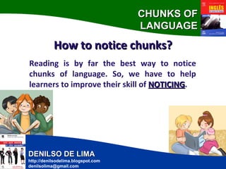 Chunks of Language: dealing with them in the classroom | PPS