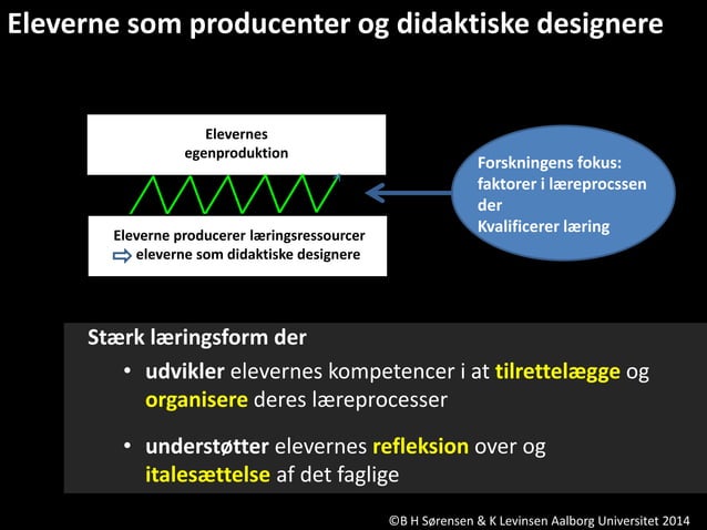 Elevernes egenproduktion | PPT