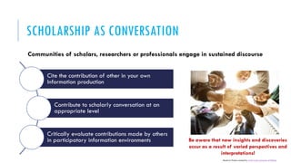 ECIL 2018 > INFORMATİON LİTERACY AND OPEN SCİENCE Before and after the ...