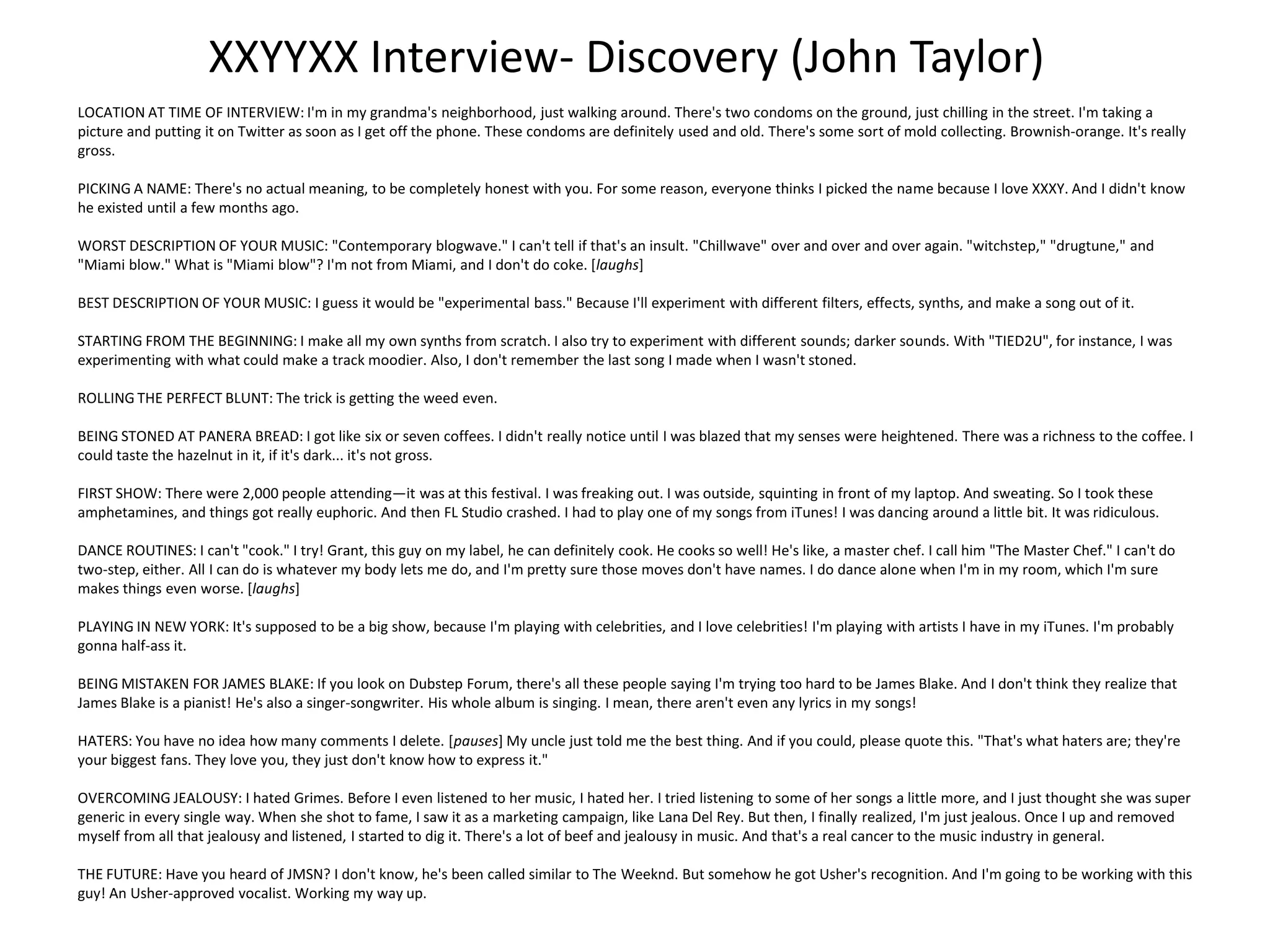 XXYYXX and Label info | PPTX | World/International Music | Music