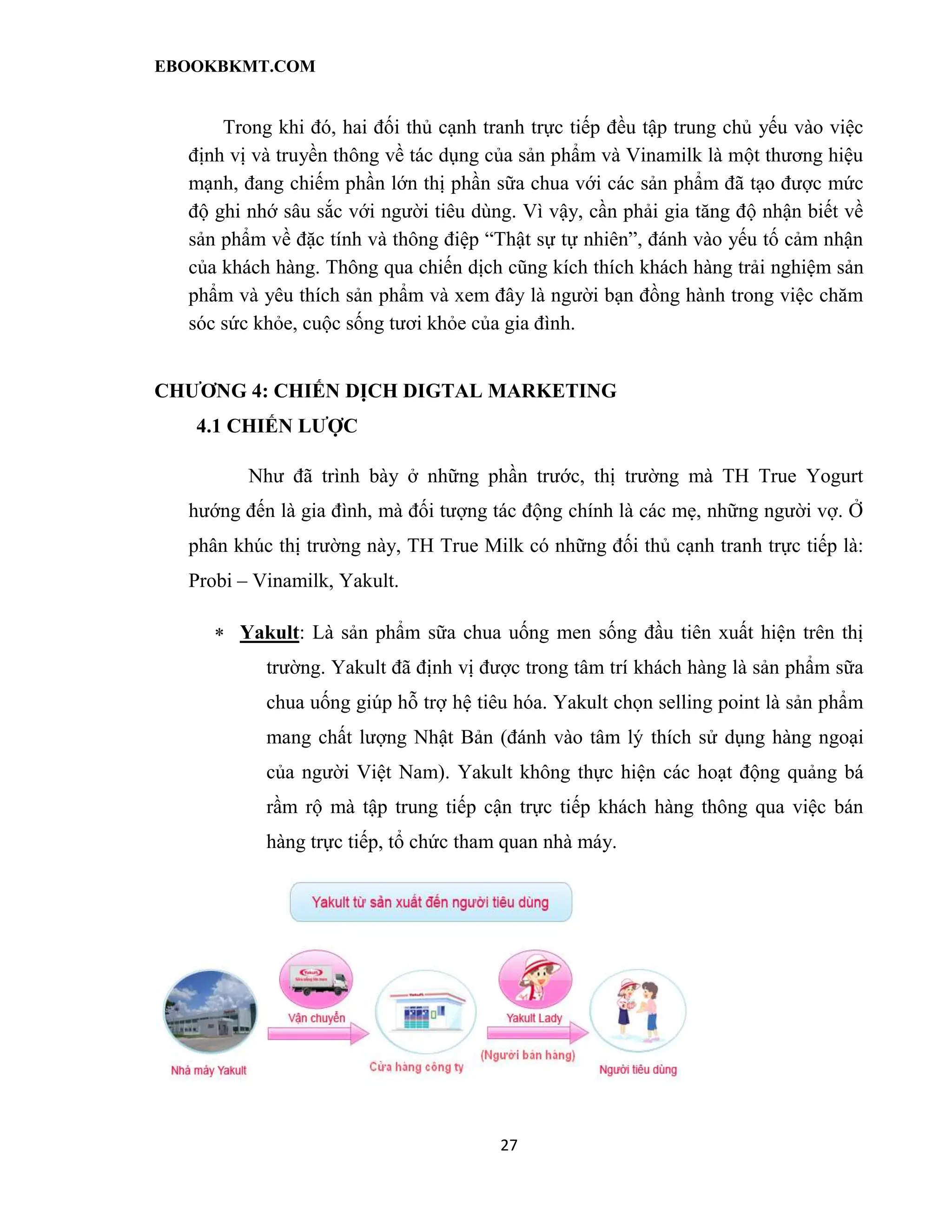Xây dựng chiến dịch Digital marketing cho sản phẩm sữa chua TH True ...