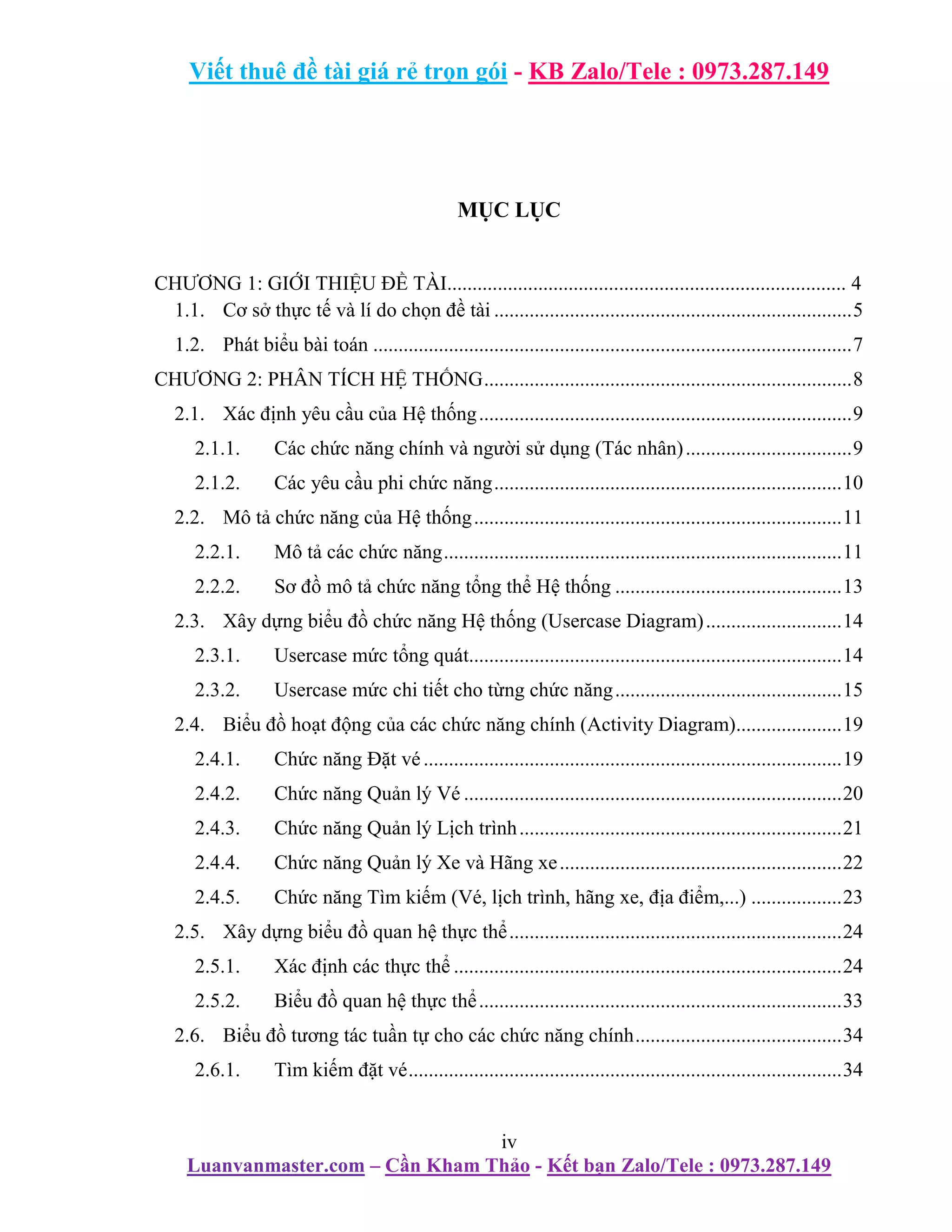Xây dựng hệ thống quản lý xe khách và đặt vé trực tuyến, 9 điểm.doc