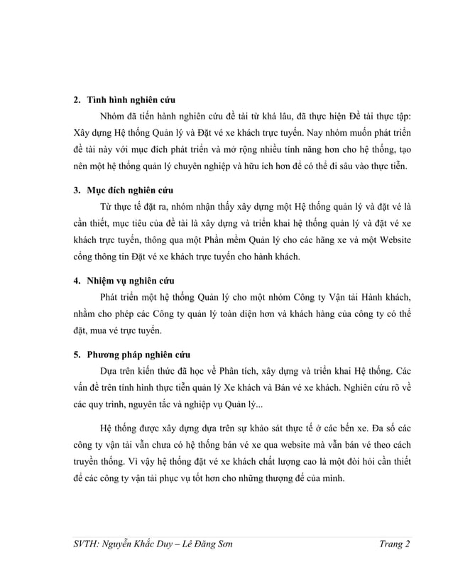 Xây dựng hệ thống quản lý xe khách và đặt vé trực tuyến, 9 điểm.doc