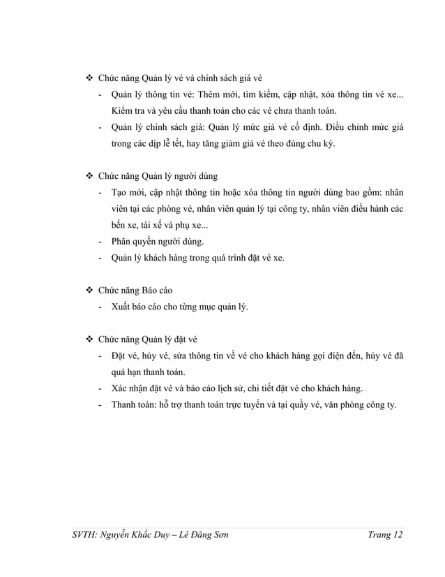Xây dựng hệ thống quản lý xe khách và đặt vé trực tuyến, 9 điểm.doc
