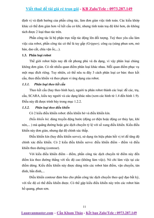 Xây dựng và điều khiển cánh tay robot ba bậc tự do, 9 điểm.doc