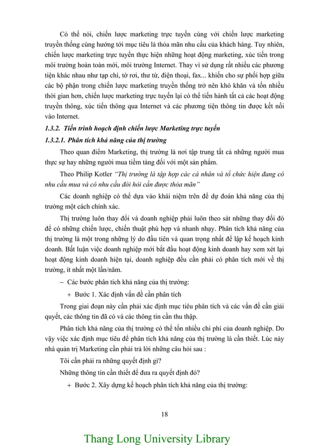 Xây dựng và phát triển chiến lược marketing trực tuyến cho công ty tnhh ...