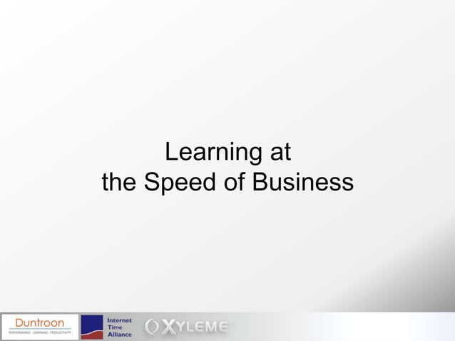 Talking Performance Support with Charles Jennings and Xyleme | PPT