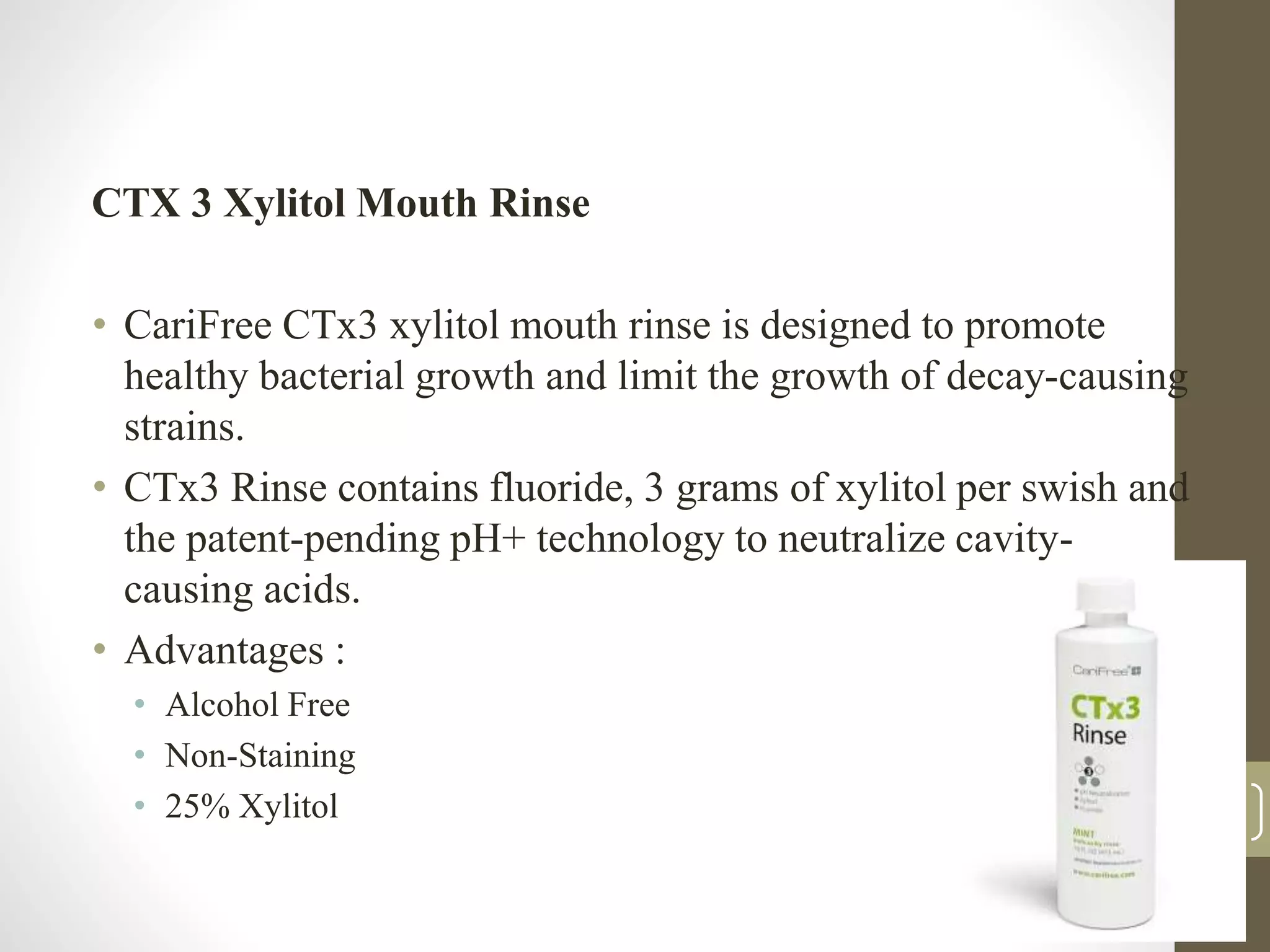 Xylitol - its role in dental caries and oral hygiene | PPTX