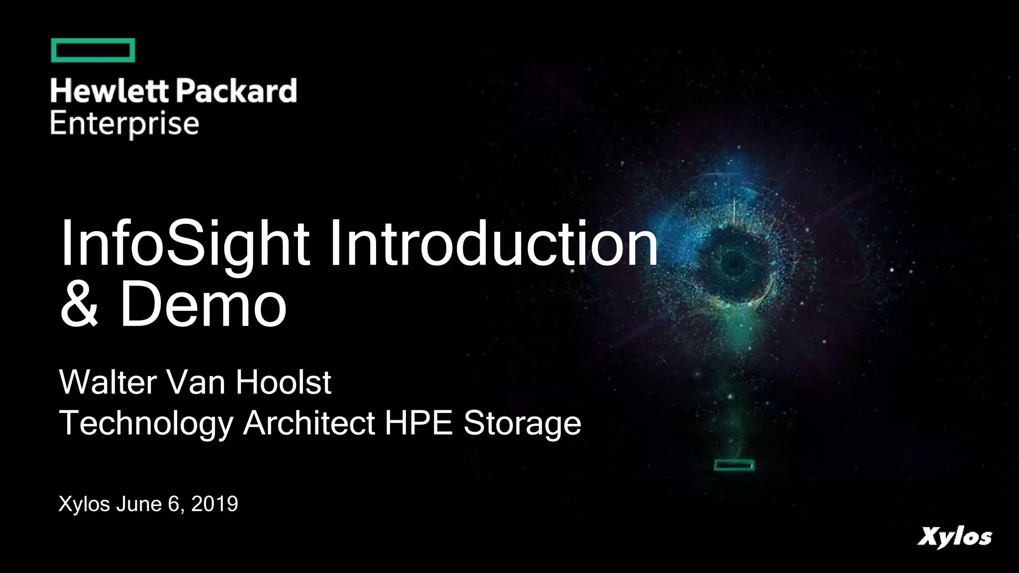 HPE Infosight: introduction & demo | PPTX