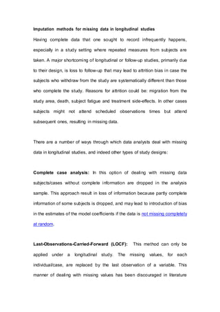 Multiple imputation of missing data | PDF