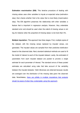 Multiple imputation of missing data | PDF