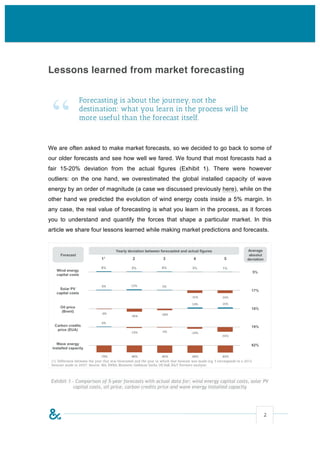 Lessons learned from market forecasting | PDF