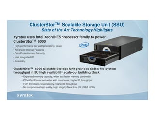 Expanding Adoption and Access to Next Generation of HPC Storage ...