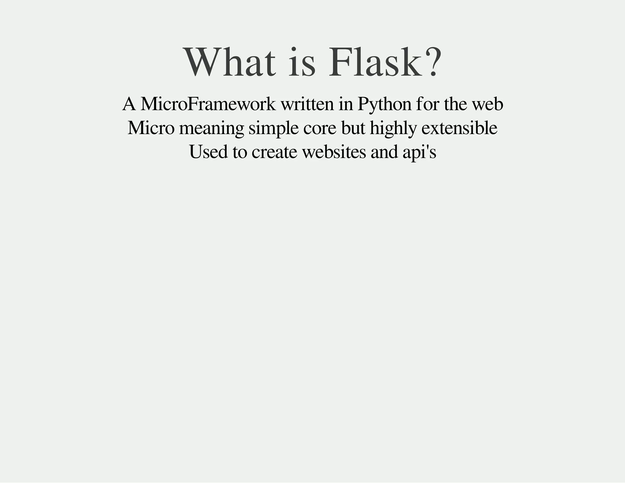 Quick flask an intro to flask | PDF