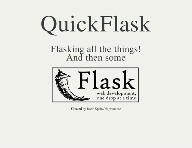 Quick flask an intro to flask | PDF