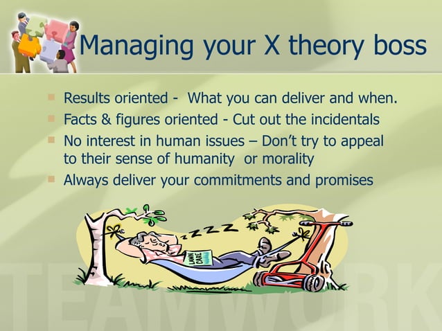X & Y Theory | PPT | Business | Business and Finance