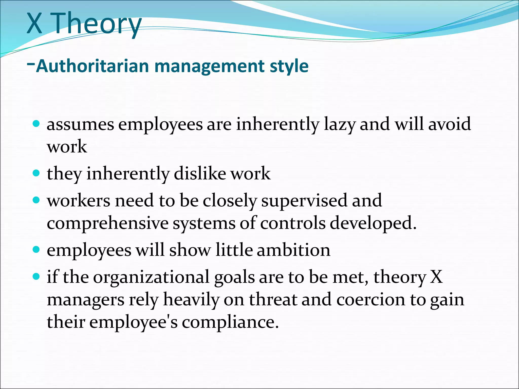 X & Y THEORY.ppt | Careers