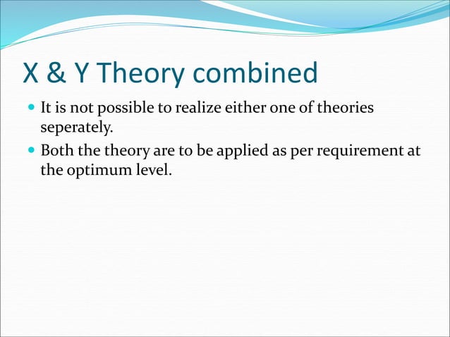 X & Y THEORY.ppt | Careers
