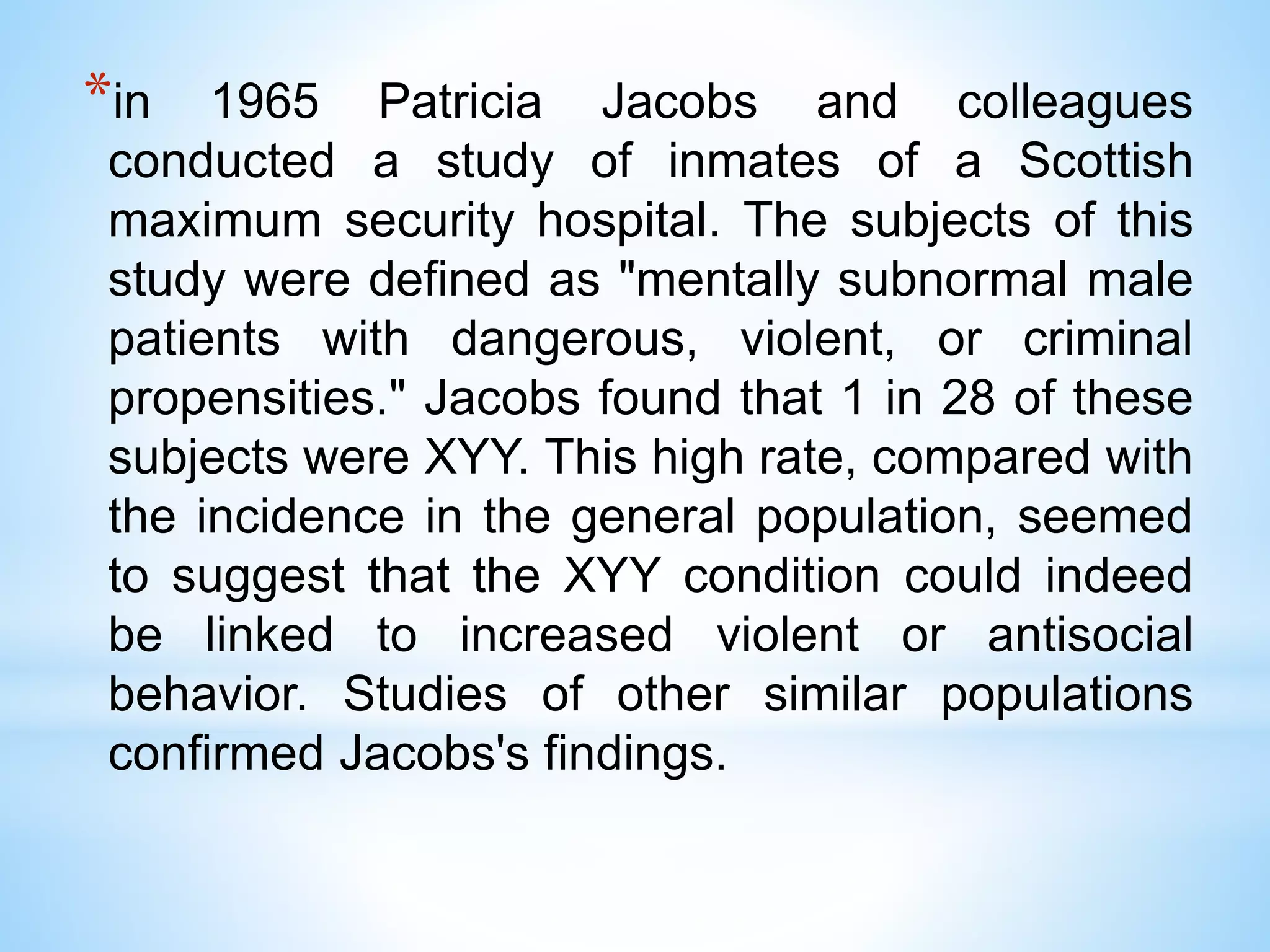 Xyy - a genetic disorder | PPTX
