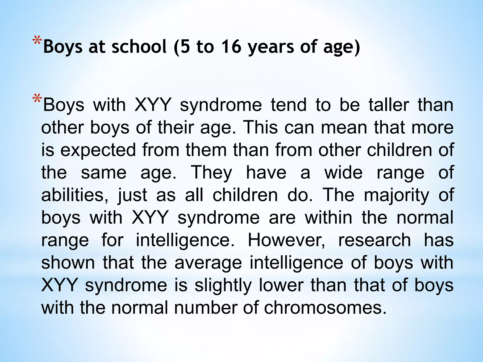 Xyy - a genetic disorder | PPTX