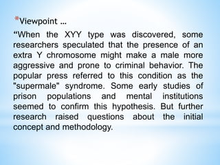 Xyy - a genetic disorder | PPTX