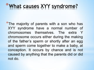 Xyy - a genetic disorder | PPTX