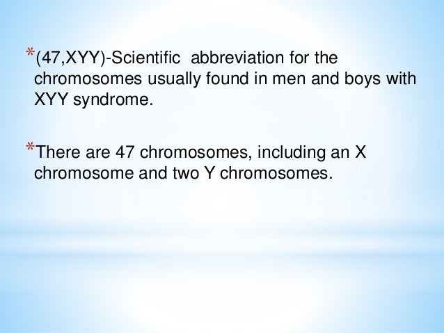 Xyy Chromosome
