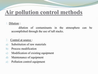 Method to control air pollution by rc vaisya | PPTX