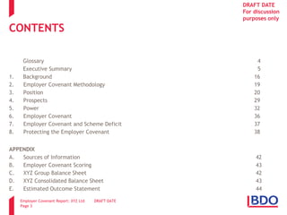 Sample Employer Covenant Report | PPTX