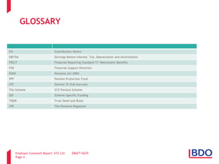 Sample Employer Covenant Report | PPTX