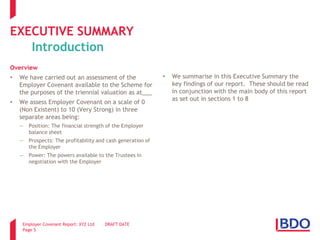 Sample Employer Covenant Report | PPTX